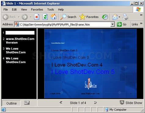 Asp Net Vb Net Powerpoint Save Slides To Html Format Shotdev