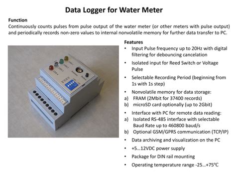 Info For Data Logger