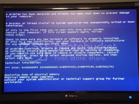 bsod error techspot forums
