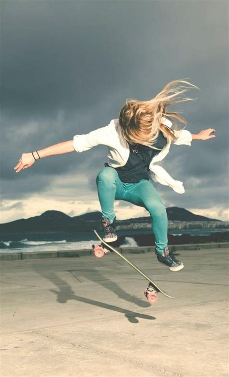 Slouching Towards Bethlehem Skate Girl Longboard Skateboard