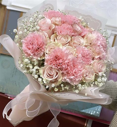 Pink Carnation And Rose Bouquet In Arlington Tx Exquisite Florals And Events