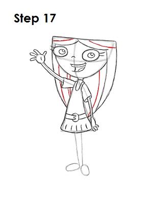 How To Draw Isabella Phineas And Ferb