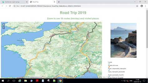 Gis Geoserver Wms Html Roadtrip3 Youtube
