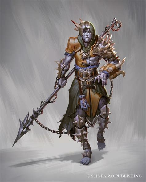 Oc Art Nenres Triton Warlock Dnd In 2021