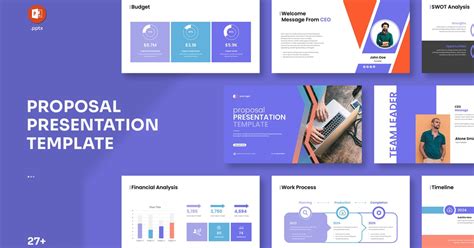Poject Proposal Powerpoint Template Incl Poject And Powerpoint Envato