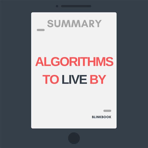 Summary Algorithms To Live By Audiobook On Spotify