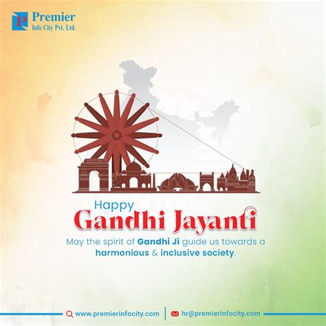 Premier Infocity Pvt Ltd On Linkedin May The Spirit Of Gandhi Ji Guide