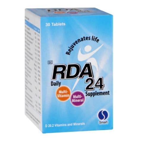 Rda 24 Daily Supplement 30 Tablets Za