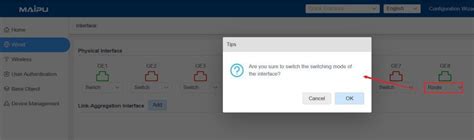 Configure Interconnect Port Of AC
