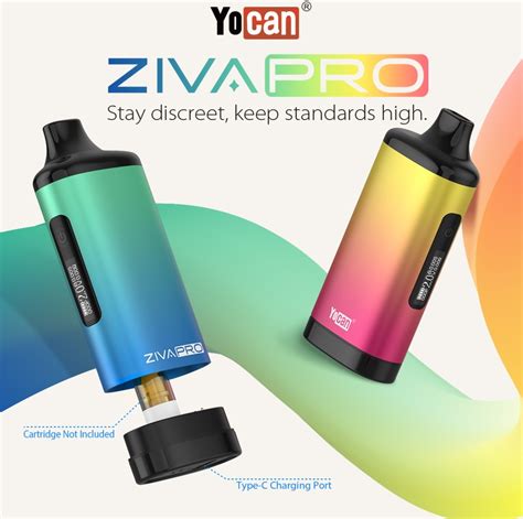 【楽天市場】ヴェポライザー Yocan Ziva Pro Cartridge Battery Mod Box 650mah ヨーキャン
