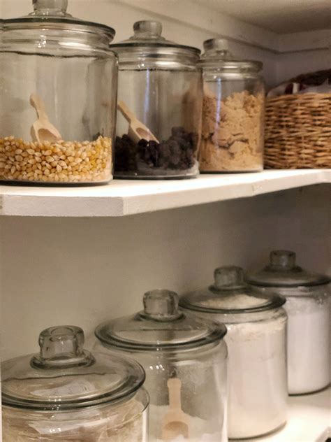 Glass Jars Kitchen Pantry Organizers