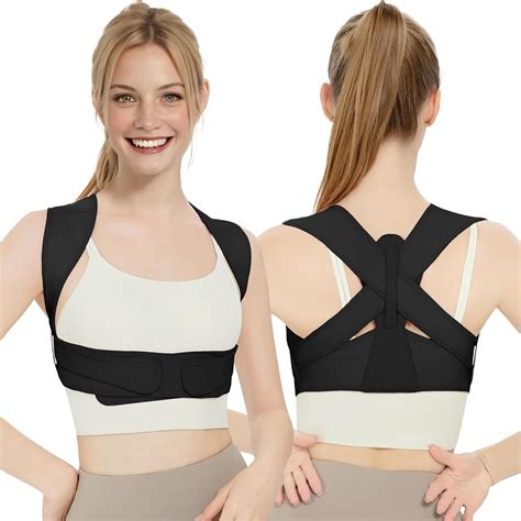 Back Brace Posture Corrector For Women Upper Back Support Straps