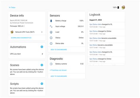 using ups with synology and home assistant using nut thejesh gn