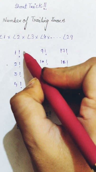 Short Tricknumber Of Trailing Zeroesall Government Exams Rrbbank Ssccgl Etcshortshorts