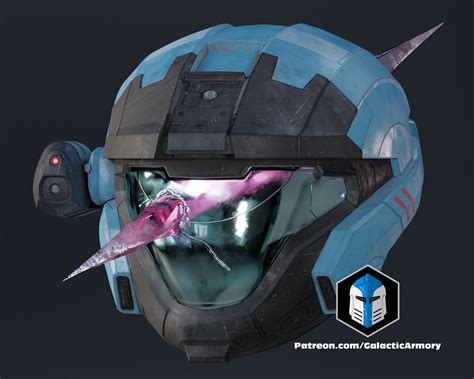 😇 Halo Reach Air Assault Kat Helmet 3d Print Files・ 3d File For 3d