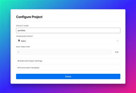 how to deploy a website on vercel