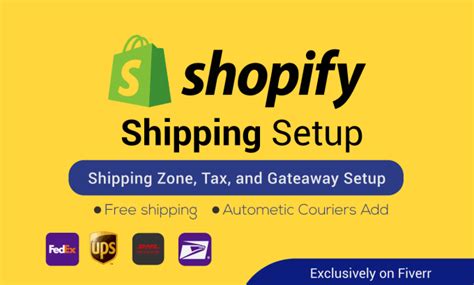 Setup Shopify Shipping And Shipping Zones For Your Store By Shopifyedit Fiverr