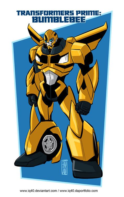 Tf Prime Bumblebee By Iq40 On Deviantart