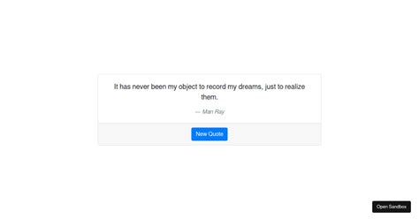 Quotable Demo React Codesandbox