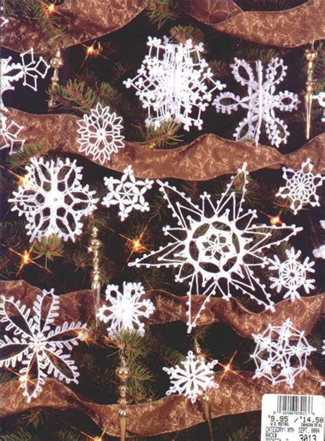 Crochet Snowflakes Book Crochet Ebook Christmas To Crochet