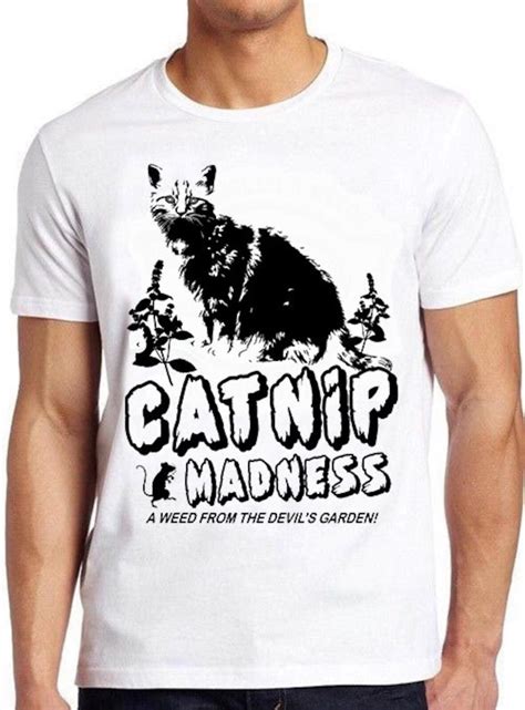 Catnip Madness Cat Public Enemy Meme Funny Cool T Tee T Shirt C1185 Catnip Madness Cat Public Enemy Meme Funny Cool T Tee T Shirt C1185