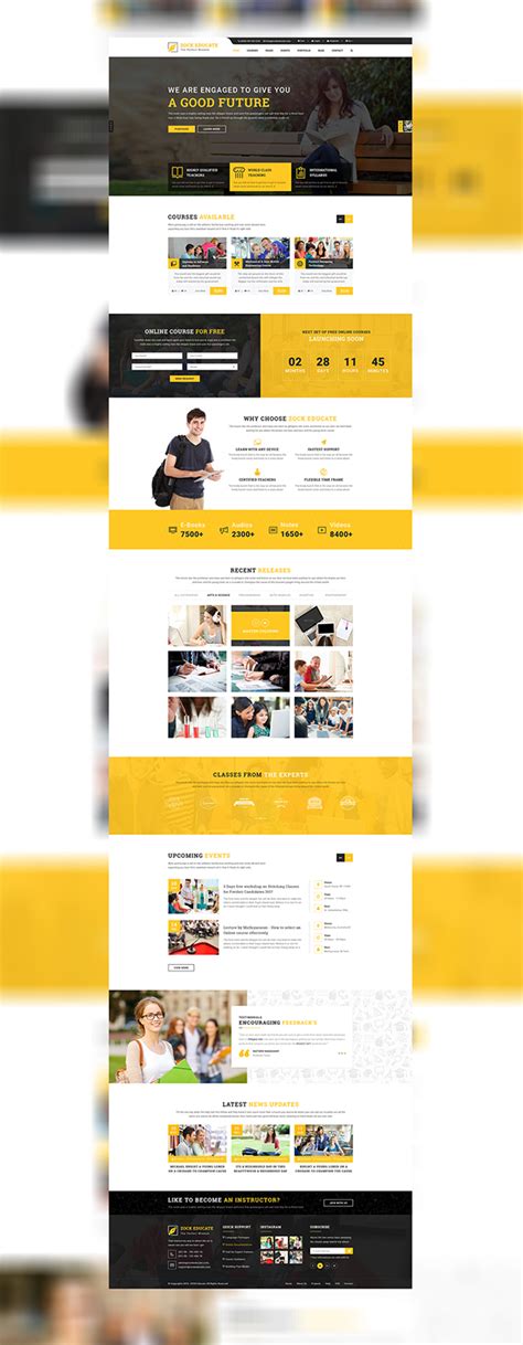 Education Web Site Behance