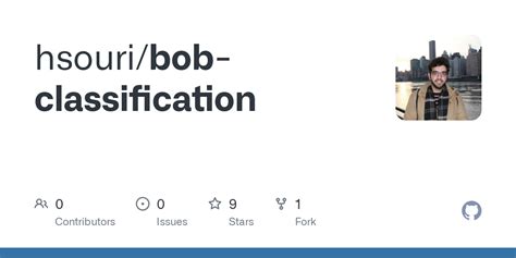 GitHub Hsouri Bob Classification