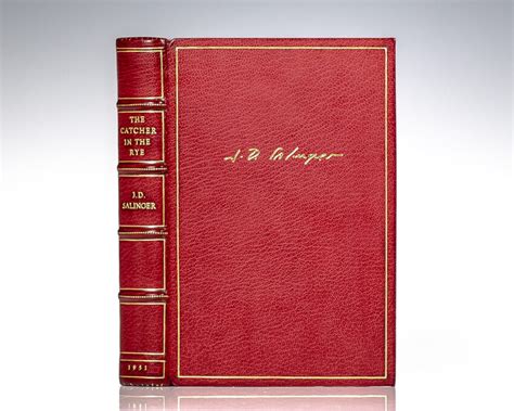 The Catcher In The Rye Jd Salinger First Edition
