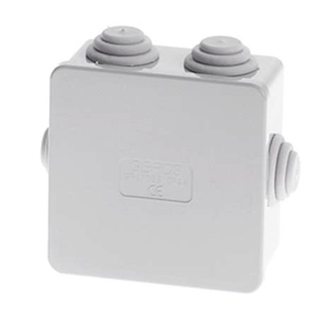 Aca Lighting 83x83x43 Surf Box 6 Stepped Glands Ip44 Gr17053