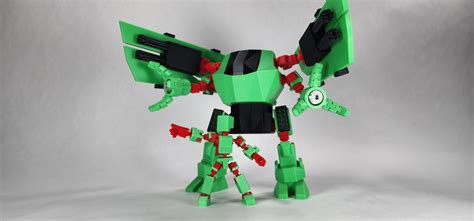 Pax Libra Mech With Pax Mini Dummy 13 Action Figure 3d Printed Fully