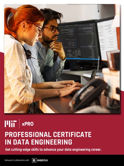 Brochure Professional Certificate In Data Engineering Pdf Databases