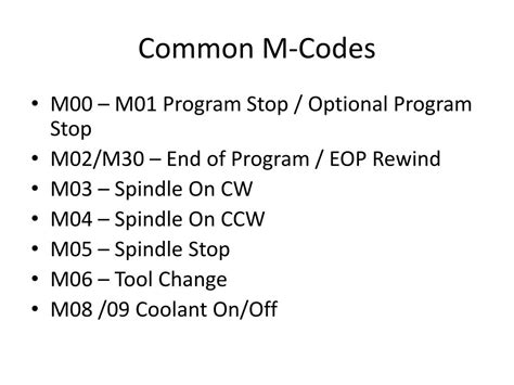 PPT G Code Fundamentals PowerPoint Presentation Free Download ID