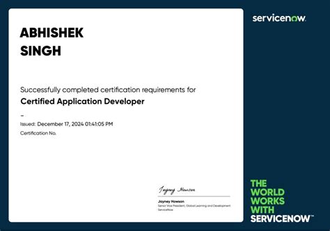 Abhishek Kumar Singh On Linkedin Servicenow Certification Applicationdevelopment Careergrowth