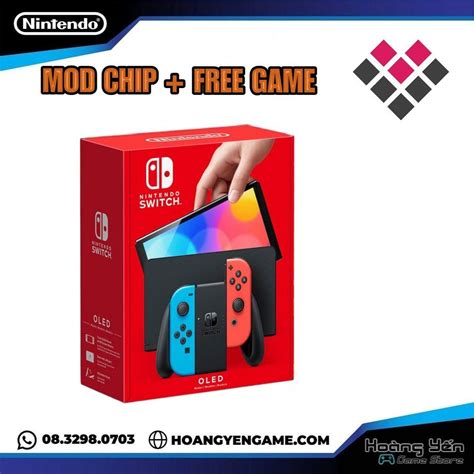 Máy Nintendo Switch Oled Mod Chip phiên bản Neon hoangyengame