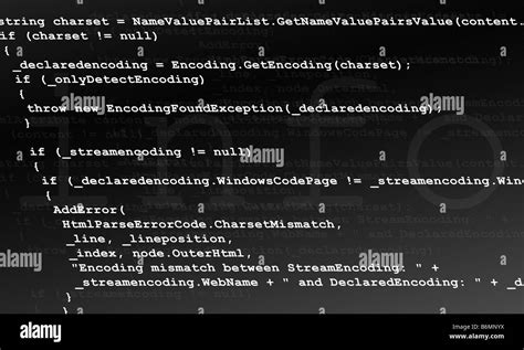 Programming Code Source Background Texture Illustration Design Black