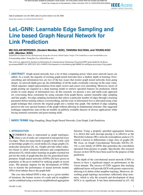 Pdf Lel Gnn Learnable Edge Sampling And Line Based Graph Neural