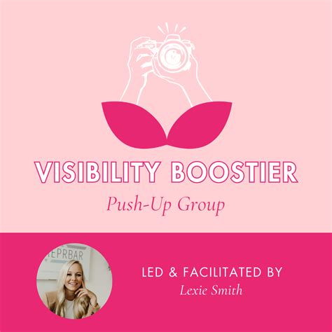 Visibility Boostier Push Up Group Meeting BRA