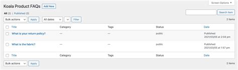 Faqs Manager For Woocommerce Documentation Woocommerce