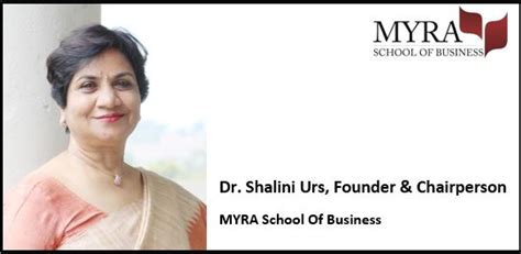 Myra School Of Business Interview With Founder And Chairperson Dr Shalini Urs Pagalguy