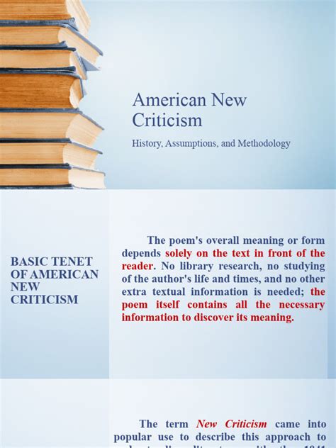 American New Criticism Pdf Cognition