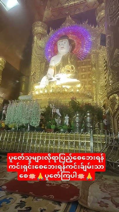 ပူဇော်သူများလိုရာပြည့်စေဘေးရန်ကင်းရှင်းစေဘေးရန်ကင်းခ်ျမ်းသာစေ🪷🙏ပူဇော်က