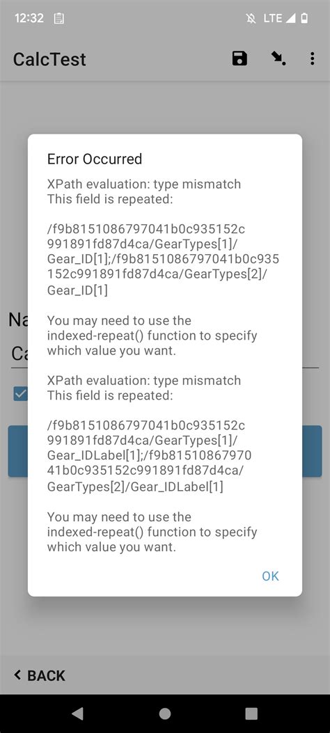 Type Mismatch Error In The Repeat Groups Form · Issue 5512 · Getodkcollect · Github