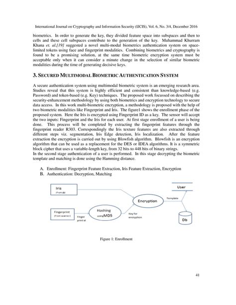 Multimodal Biometric Authentication Secured Encryption Of Iris Using Fingerprint Id Pdf