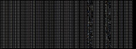 关于k8s中的node exporter异常write broken pipe问题排查 node exporter 采集数据拒绝连接 csdn博客