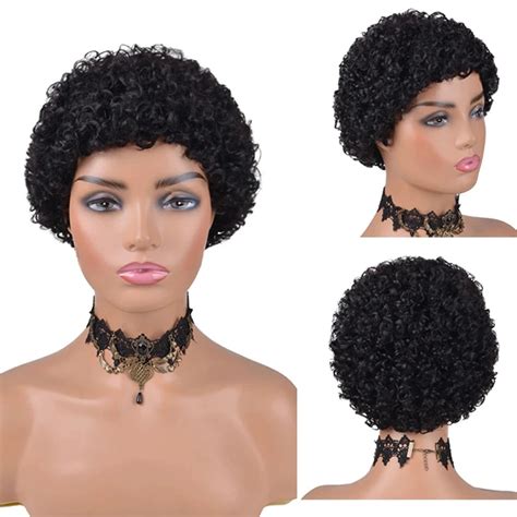 Dry Perm Pixie Cut Short Wig