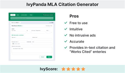 Mla Format Text Citation Generator Design Talk