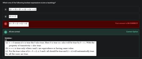 Mathematical Logic Propositional Logic Made Easy Full Syllabus Test