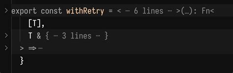 Doesnt Fold The Whole Arrow Function · Issue 28 · Mtbaqervscode