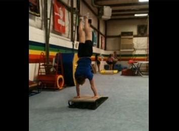 Longest Handstand On A Gymnastics Springboard World Record Michael