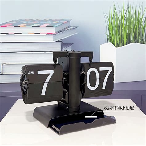 Flip Clock Vintage Desk Clocks Retro Flip Down Clo Grandado